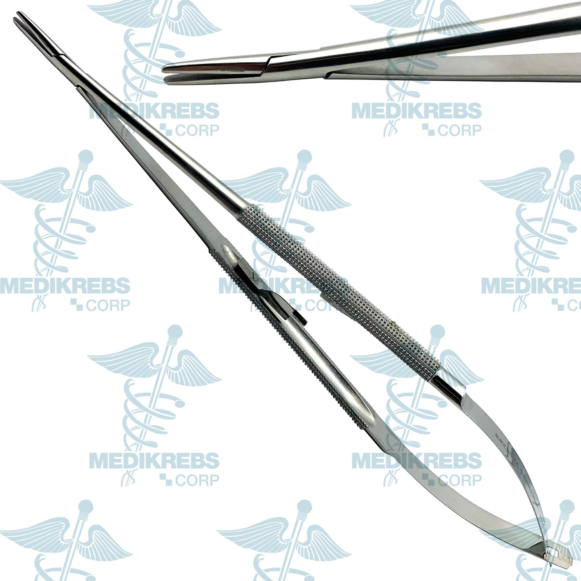 Castroviejo Micro Needle Holder – Straight Smooth Jaws - MediKrebs Corp ...
