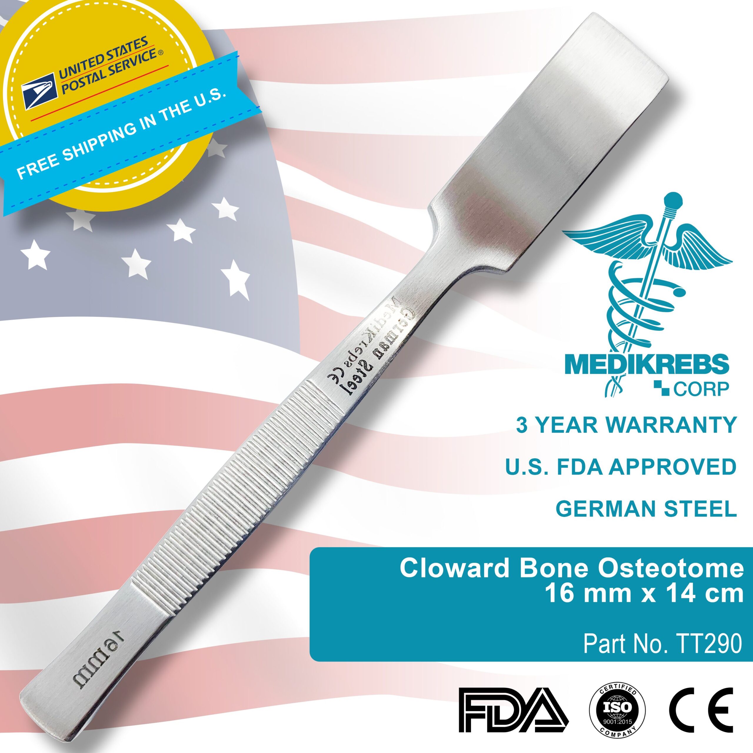 Cloward Bone Osteotome Surgical Orthopedic Instruments - MediKrebs Corp ...